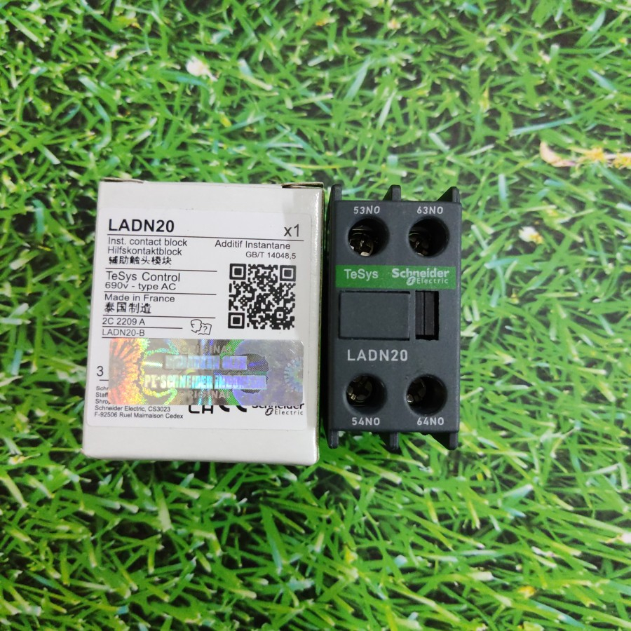 Jual Kontak Bantu / Auxiliary Schneider LADN 20 LADN20 auxilliary 2no | Shopee Indonesia