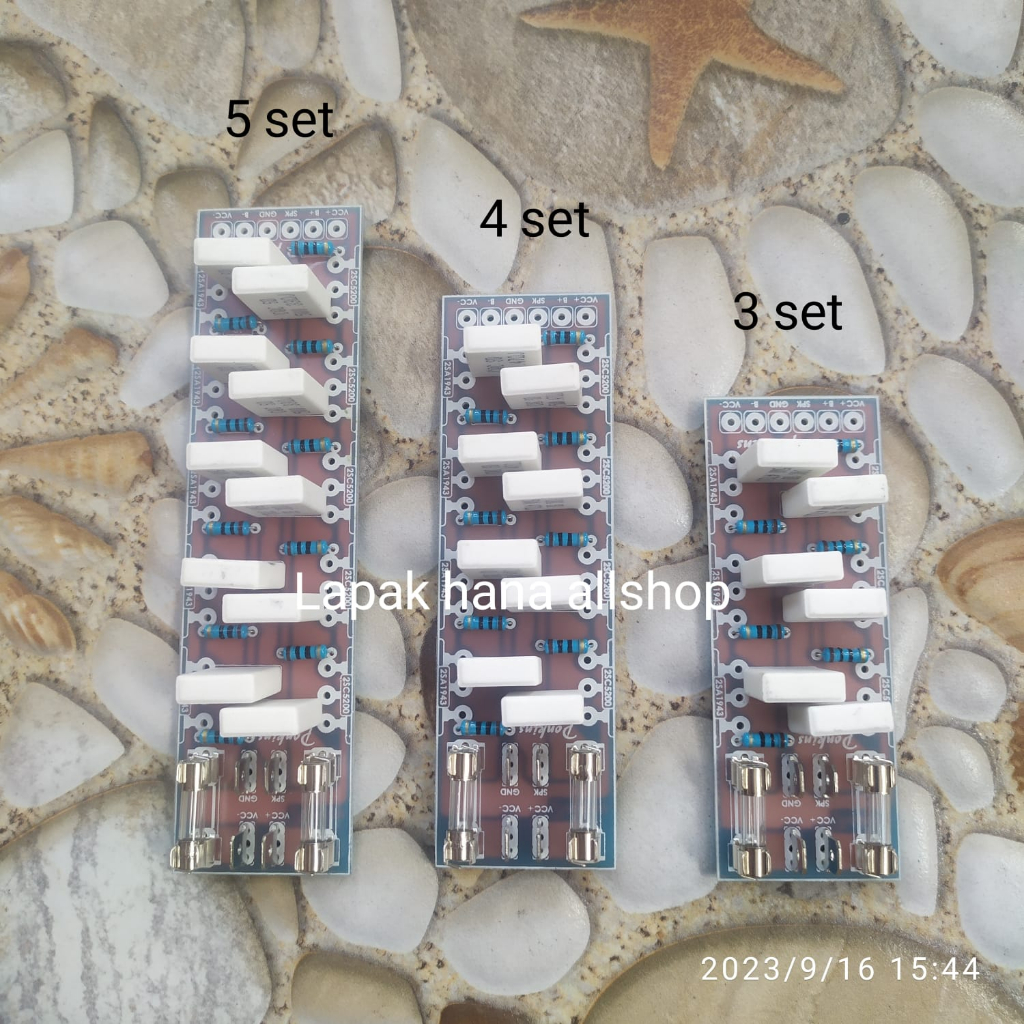 Jual Pcb tr final toshiba 3set 4set 5set plus komponen pcb fiber fr4 ...