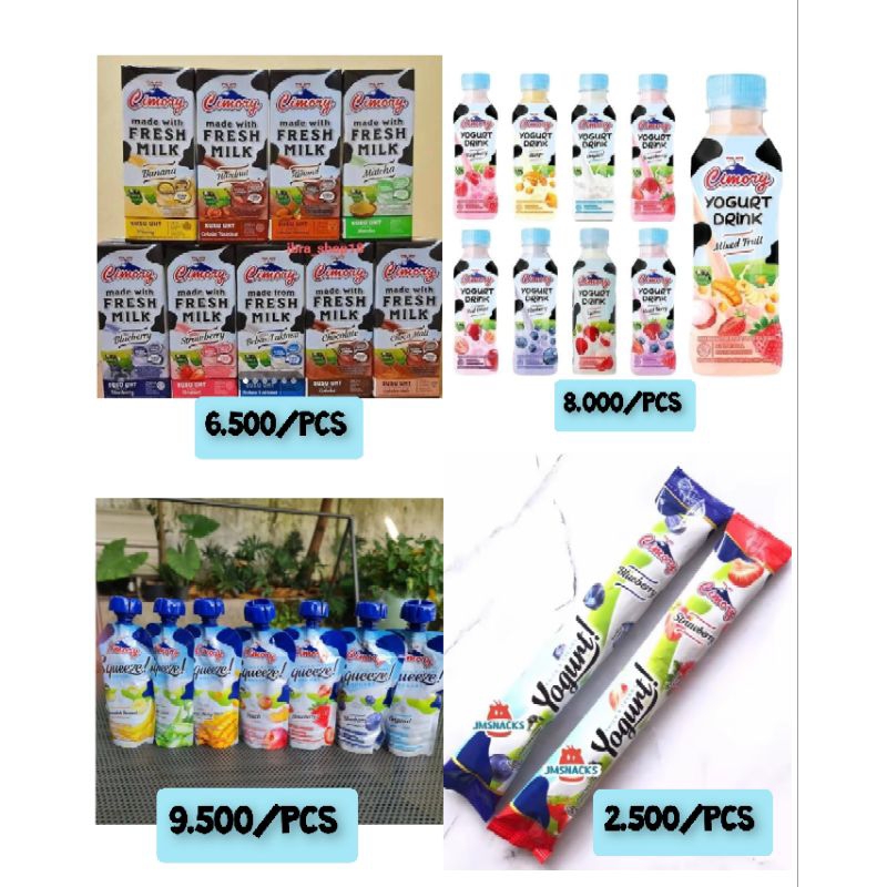 Jual Cimory yogurt, UHT, squeeze,yogurt mini, yogurt drinks, yogurt ...