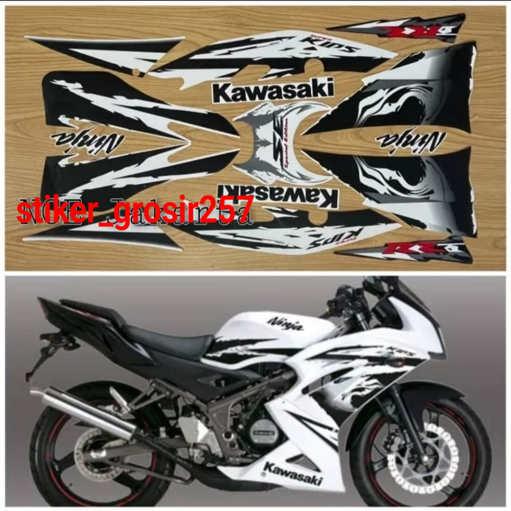 Jual STIKER STRIPING & LIS BODY KAWASAKI NINJA RR 2012 SPESIAL EDITION ...