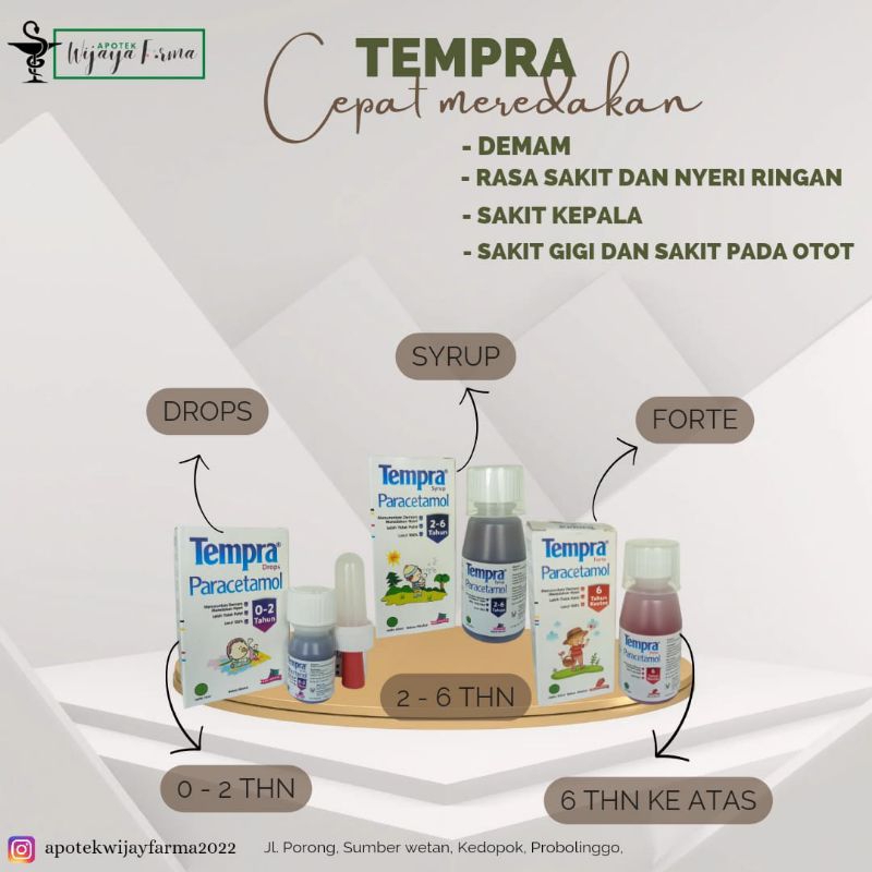 Jual Tempra forte, tempra drops, tempra syrup | Shopee Indonesia