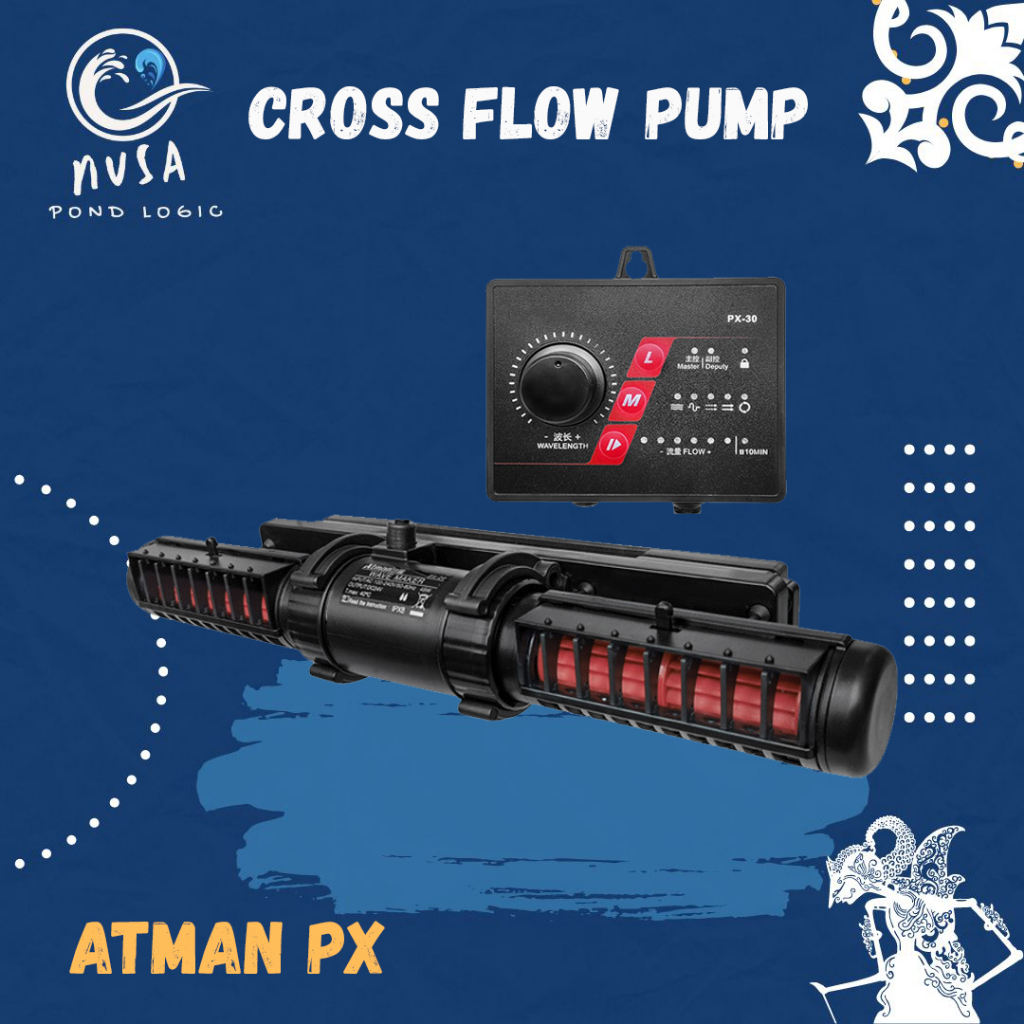 Jual Cross Flow Pump Aquarium Atman PX30 Water Pump Wave Maker | Shopee ...