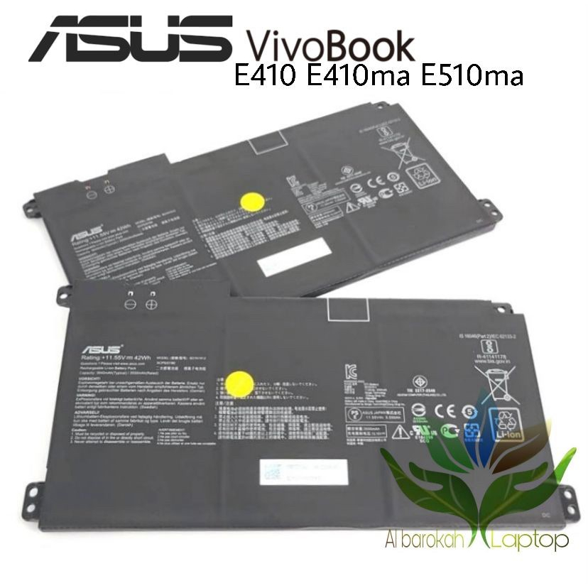 Jual Baterai ASUS VivoBook 14 E410 E410KA E410MA E510 E510MA F414 F414MA E410M L410 L410MA ...