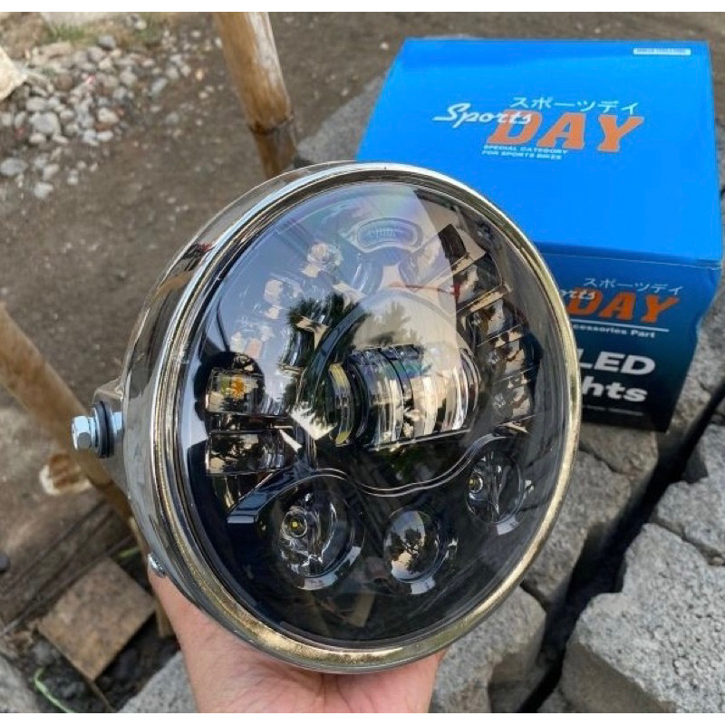 Jual lampu depan ninja ss set daymaker headlam ninja r set day 19led ...