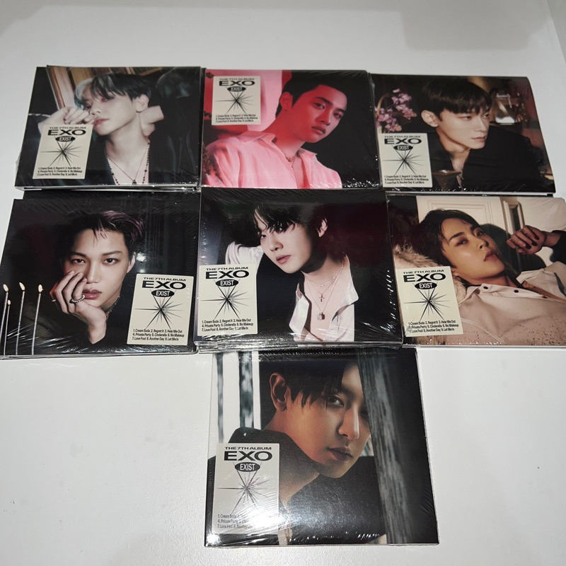 Jual EXO - EXIST [The 7th Album] Digipack & S mini Ver, Sticker set glow in the dark | Shopee ...