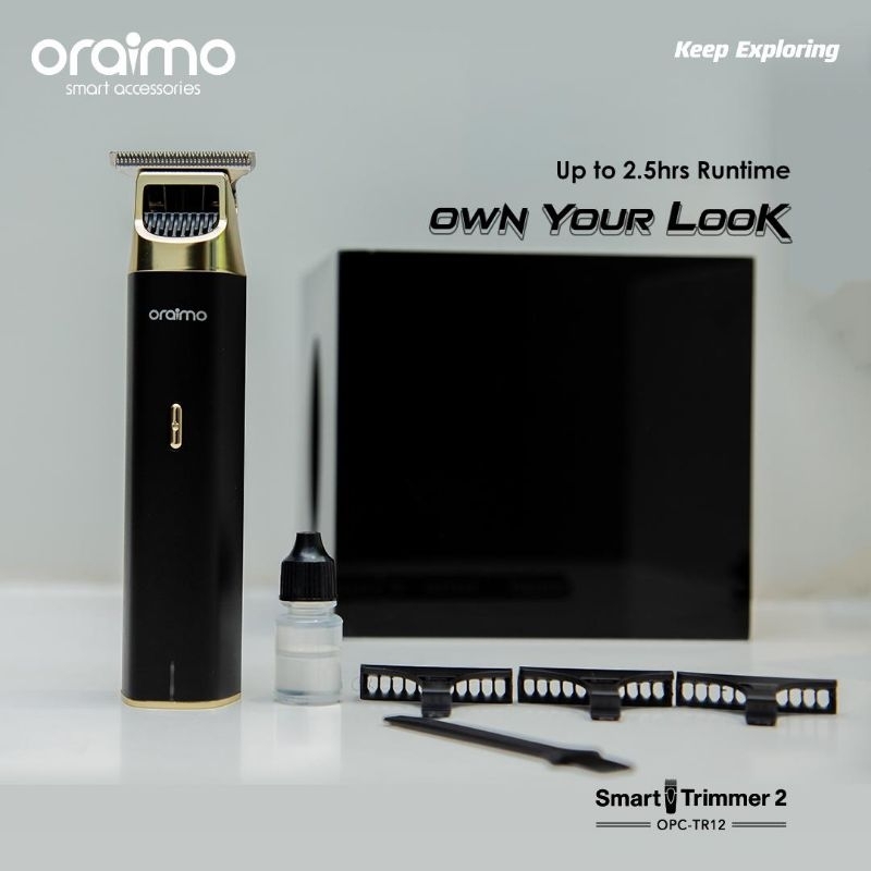Jual Oraimo Hair Trimmer TR12 Original Garansi 1 Tahun Mesin Pencukur ...