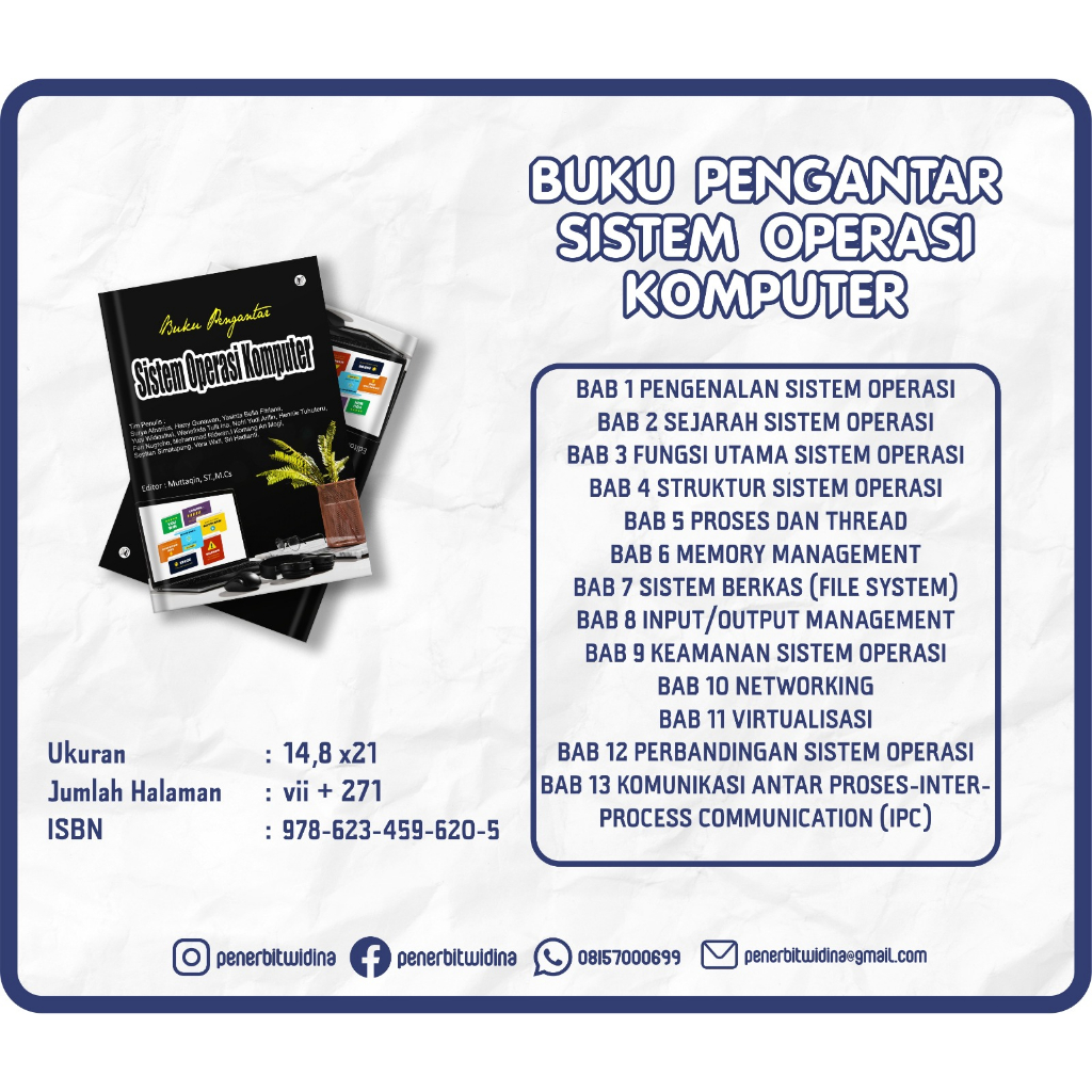 Jual BUKU PENGANTAR SISTEM OPERASI KOMPUTER | Shopee Indonesia