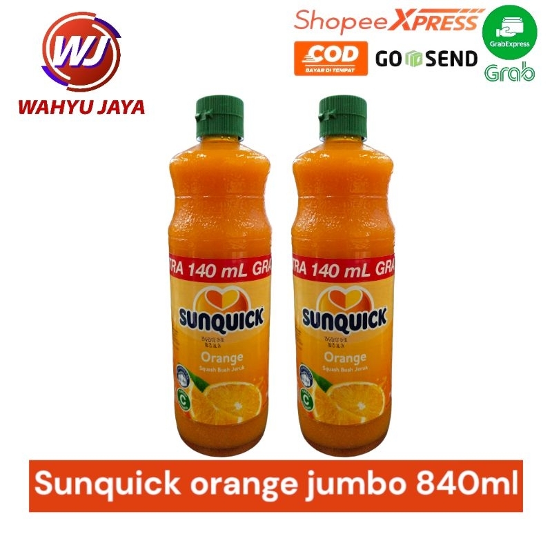 Jual sunquick orange jumbo 840ml | Shopee Indonesia