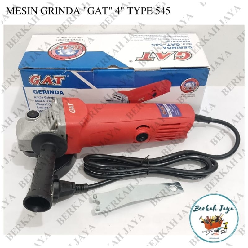 Jual Mesin Gerinda GAT type 545 Grinda Tangan | Gurinda 4 inch | Shopee ...