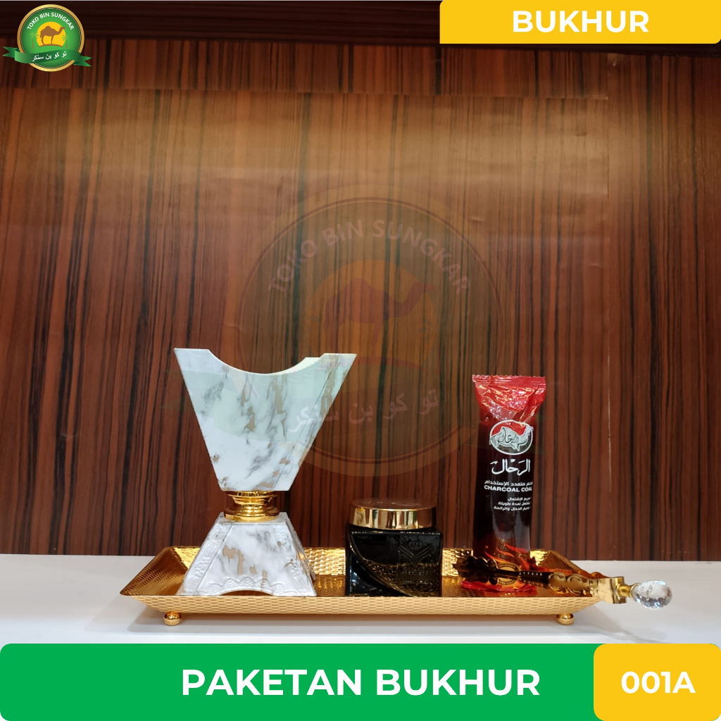 Jual Paket Set Bukhur Lengkap Mabakhara Tempat Dupa Bakhoor | Shopee ...