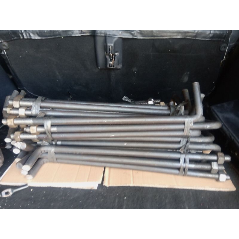 Jual ( PreOrder ) baut angkur L angker baja anchor bolt L as st41 m20 ...