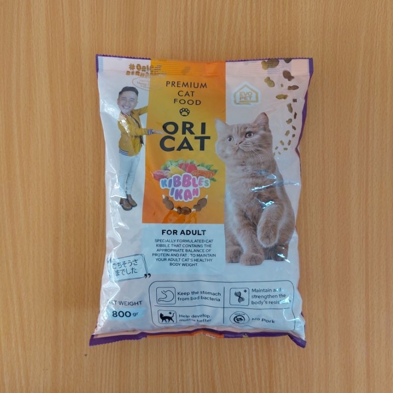 Jual Oricat Cat food Adult & Kitten-Freshpack 800Gr | Shopee Indonesia