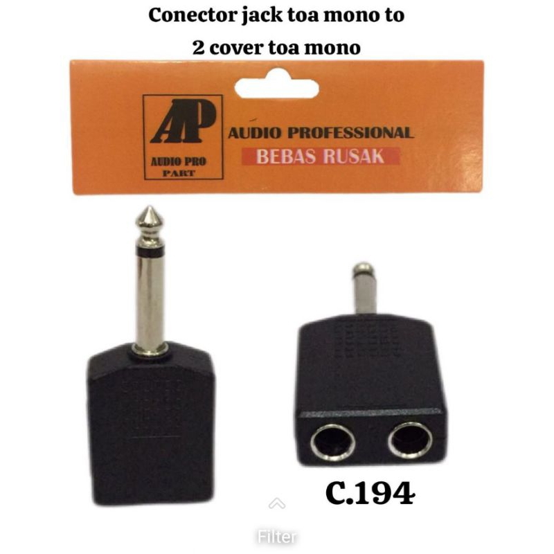 Jual Jak Jek Akai Toa T Mono 6,5mm PVC | Shopee Indonesia