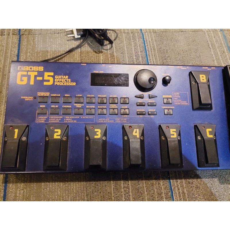 Jual Multieffect Boss GT5 Japan Original - Efek gitar Elektrik Multi ...