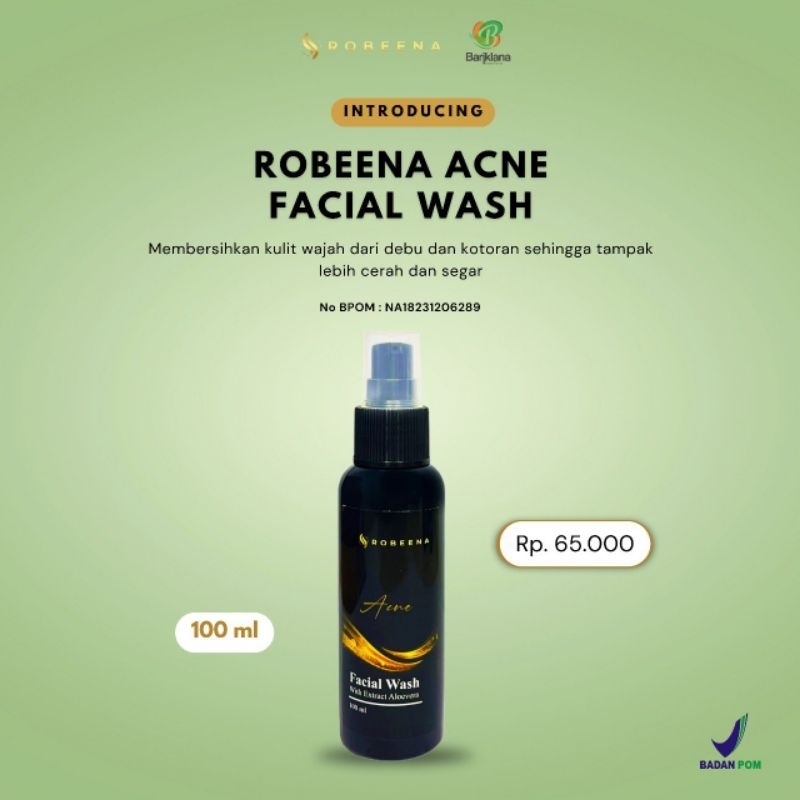 Jual Robeena Acne Facial Wash 100 ml | Shopee Indonesia