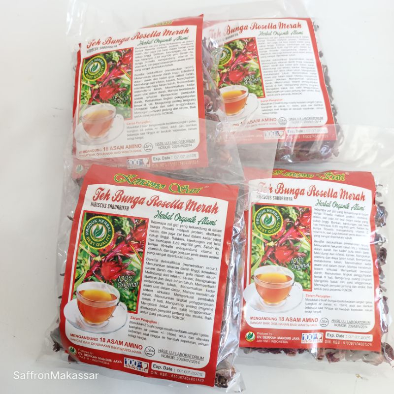 Jual TEH BUNGA ROSELLA CURAH | Shopee Indonesia