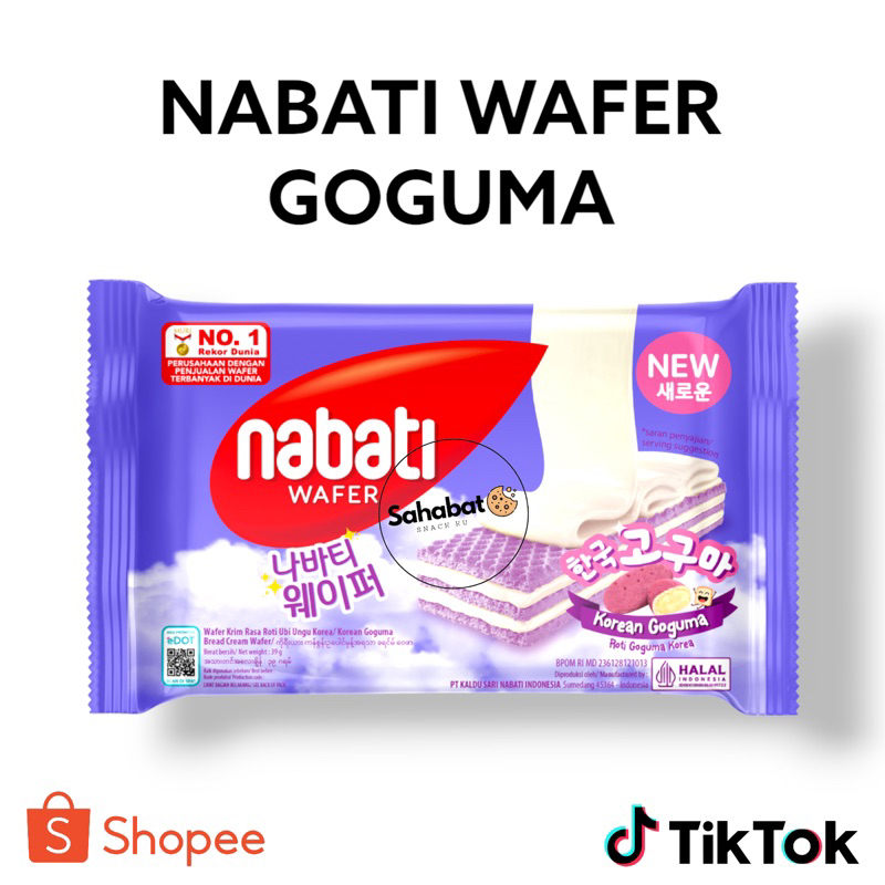 Jual BARU!!! NABATI WAFER KOREAN VERSION GOGUMA HARGA MURAH ISI 10/PAK ...