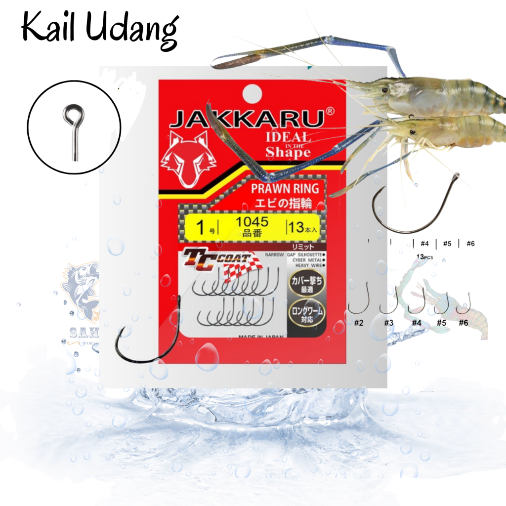 Jual Kail Mancing Udang Jakkaru Prawn 1045 Series Ideal Shape | Shopee ...