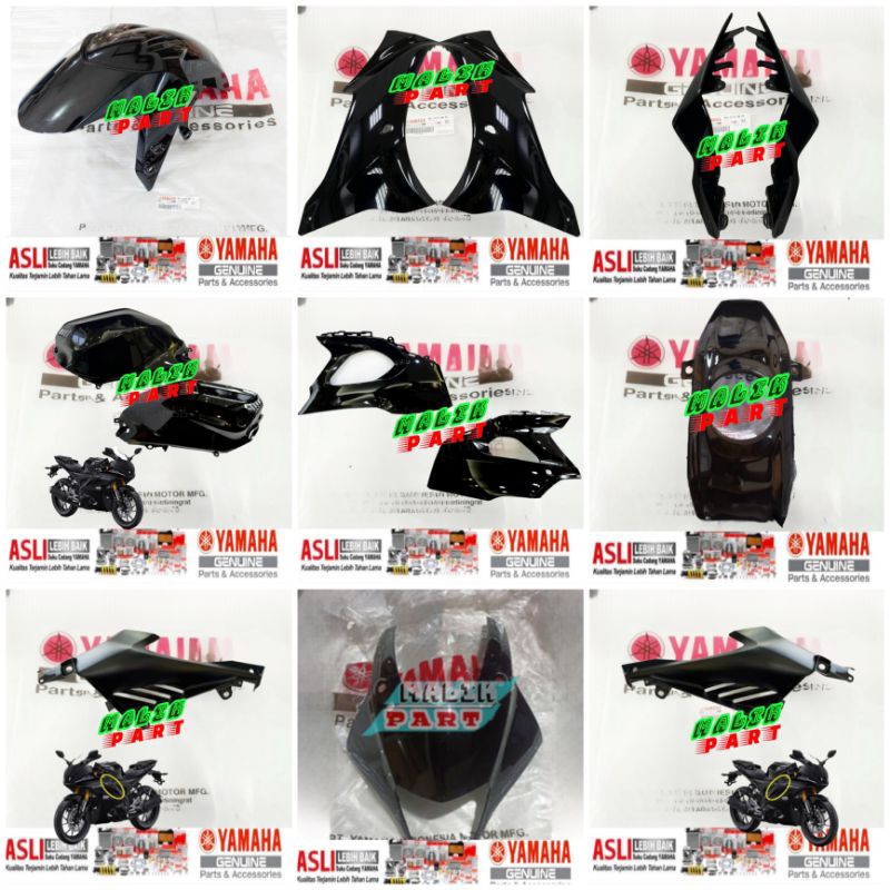 Jual FULL BODY HALUS R15M R15 M R15 V4 HITAM PART ORIGINAL YAMAHA ...