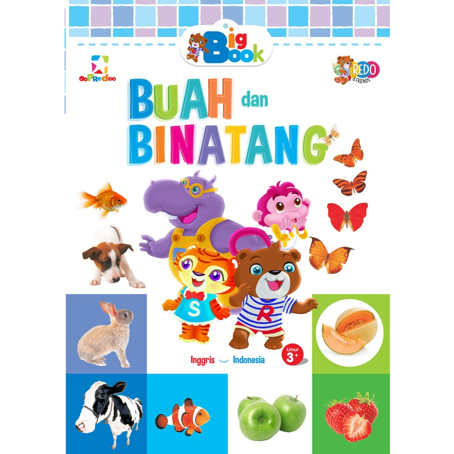 Jual Gramedia Bogor - Opredo Big Book Redo & Friends: Buah Dan Binatang ...