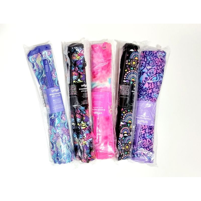 Jual (ORIGINAL) Smiggle Vivid/Better Together Drawstring Bag with ...