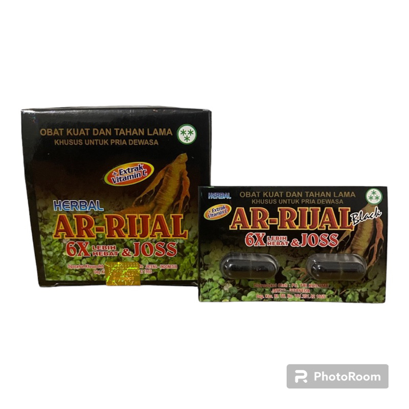 Jual kapsul ar rijal black originall | Shopee Indonesia