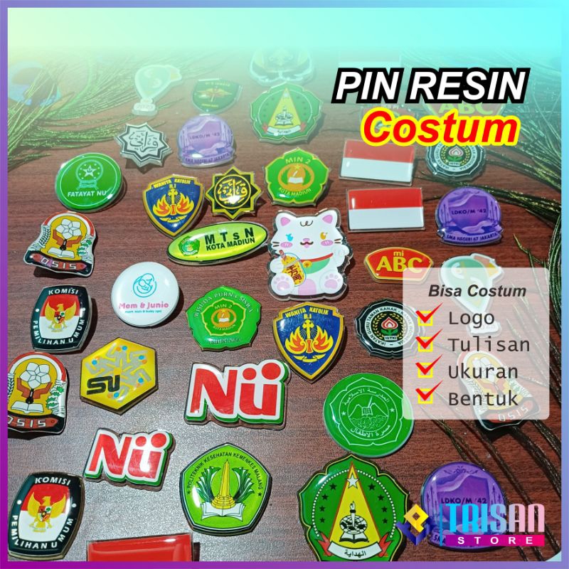 Jual PIN RESIN (COSTUM) | Shopee Indonesia