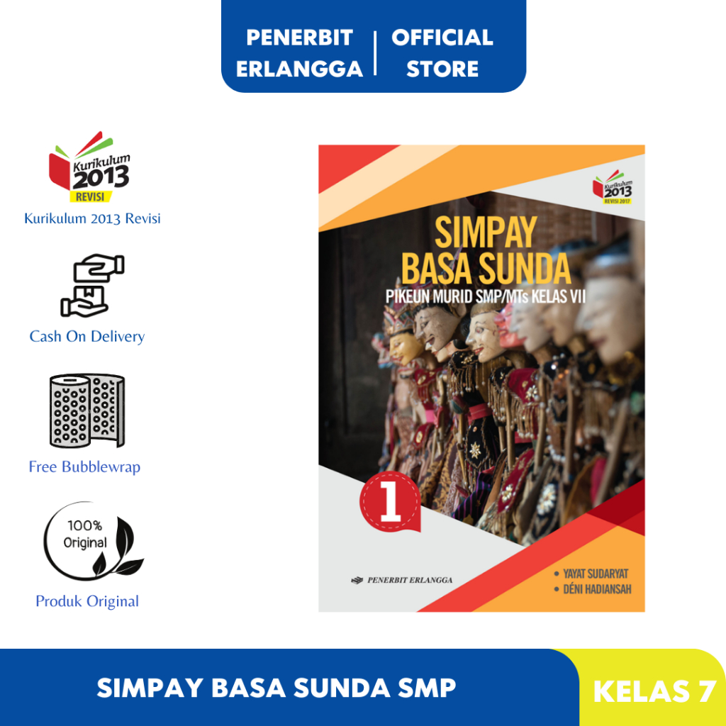 Jual [Erlangga Official) Simpay Basa Sunda Pikeun Smp/Mts Kelas 7 ...