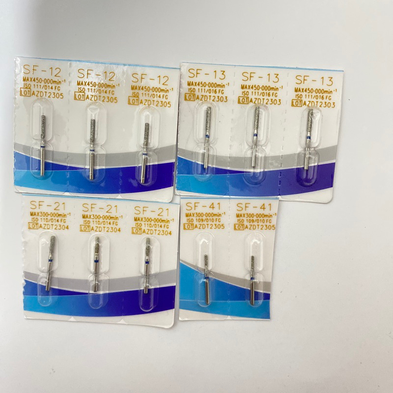 Jual Dental diamond Bur lengkap/ bur silindris/ bur Veneer/bur fissure/flame/pear shape /bur ...