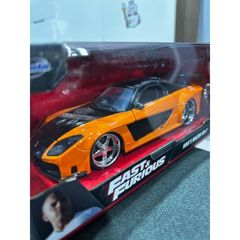 Jual Diecast 1:24 fast & furious hans mazda rx 7 | Shopee Indonesia
