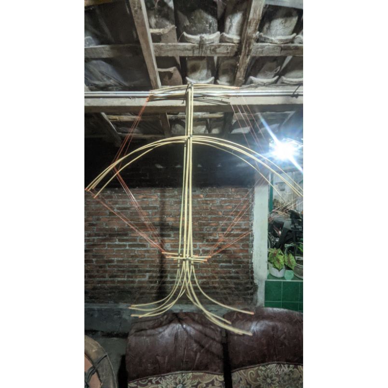 Jual rangka layangan cotek 110 cm, 210cm dan rangka cotek knockdown ...