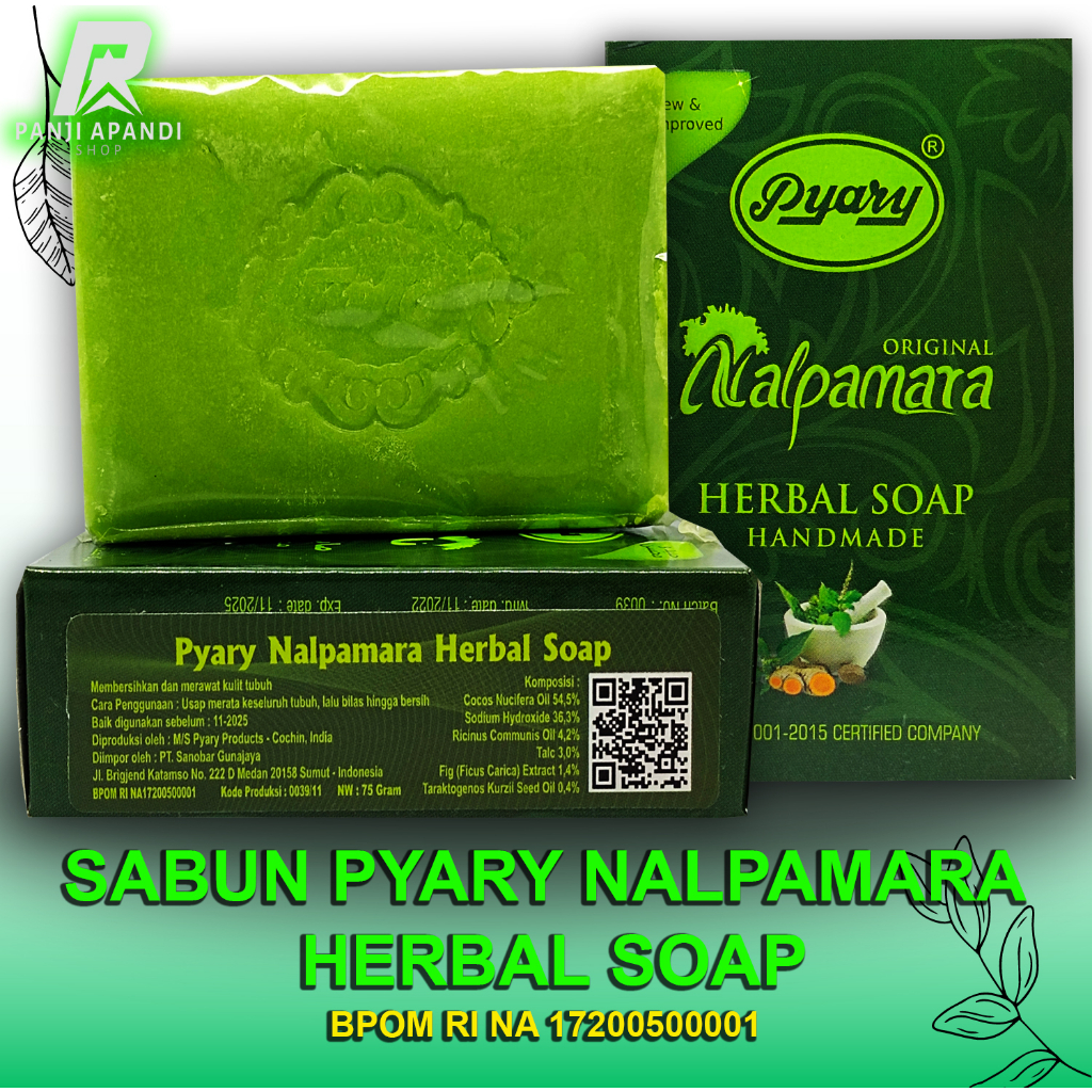 Jual Sabun PYARY NALPAMARA Arab 100% Original Herbal Soap Hijau BPOM | Sabun Mandi | Shopee ...