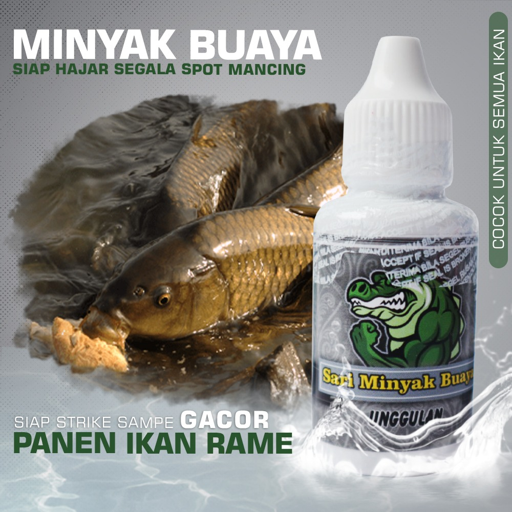 Jual ( UMPAN KAWALU TERBAIK ) Sari Minyak Buaya Essen Ikan Mas Harian Kilo Gebrus Induk/Babon ...