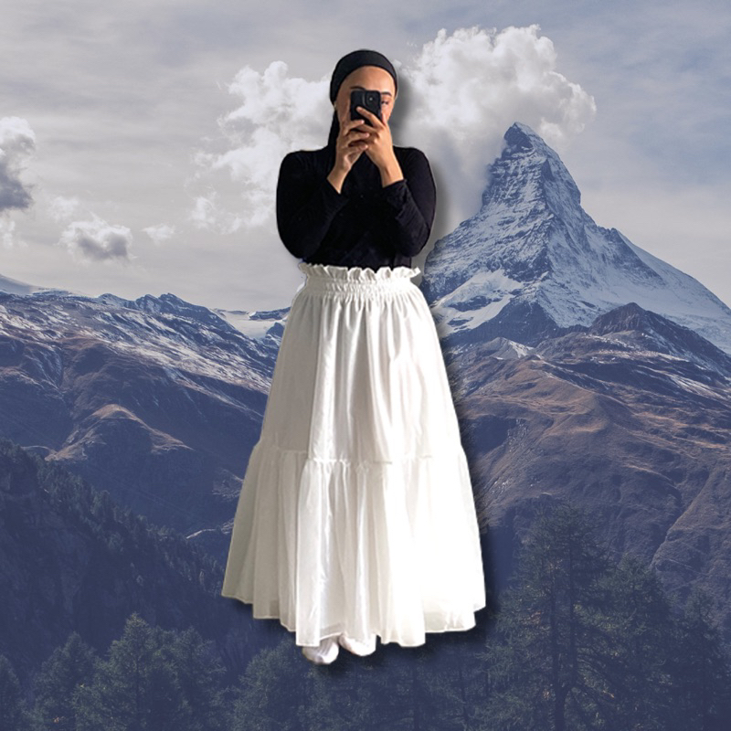 Jual Dapat dirayakan theyna skirt risa maharani basic All Size- Elegan ...