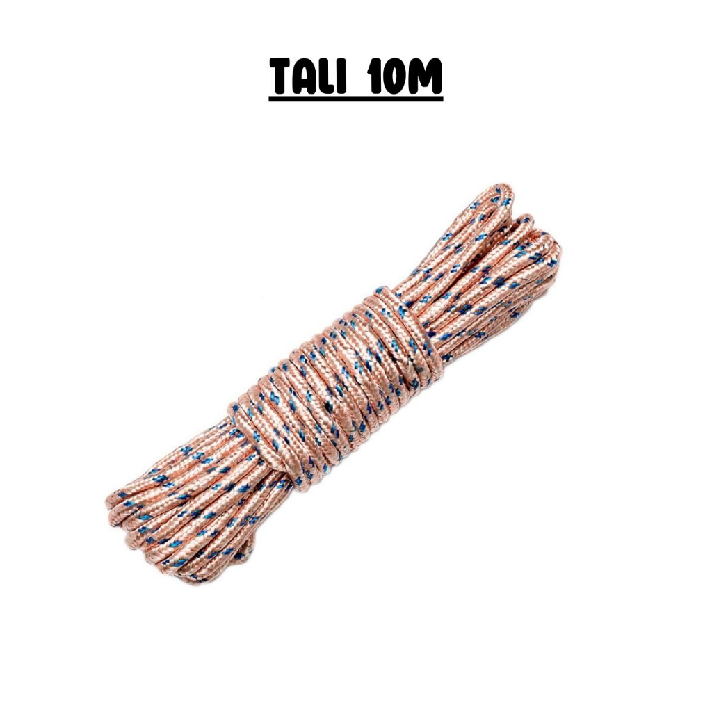 Jual Tali Jemuran Baju Nylon 5m & 10m Anti Slip / Ikat Tambang Nilon ...