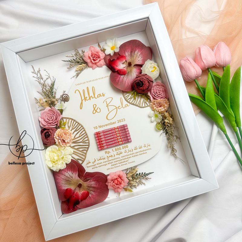 Jual MAHAR PERNIKAHAN ANGGREK GINKGO TERBARU MURAH / MAHAR BELLESA MP14 ...