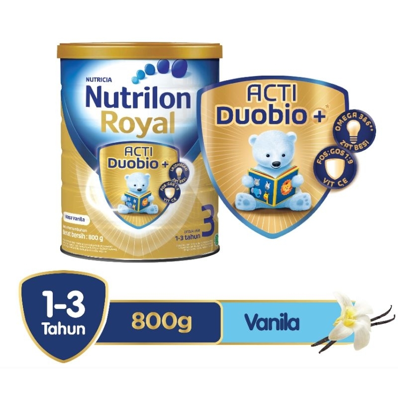 Jual Nutrilon Royal 3 800gr Varian Rasa Madu / Vanilla | Shopee Indonesia