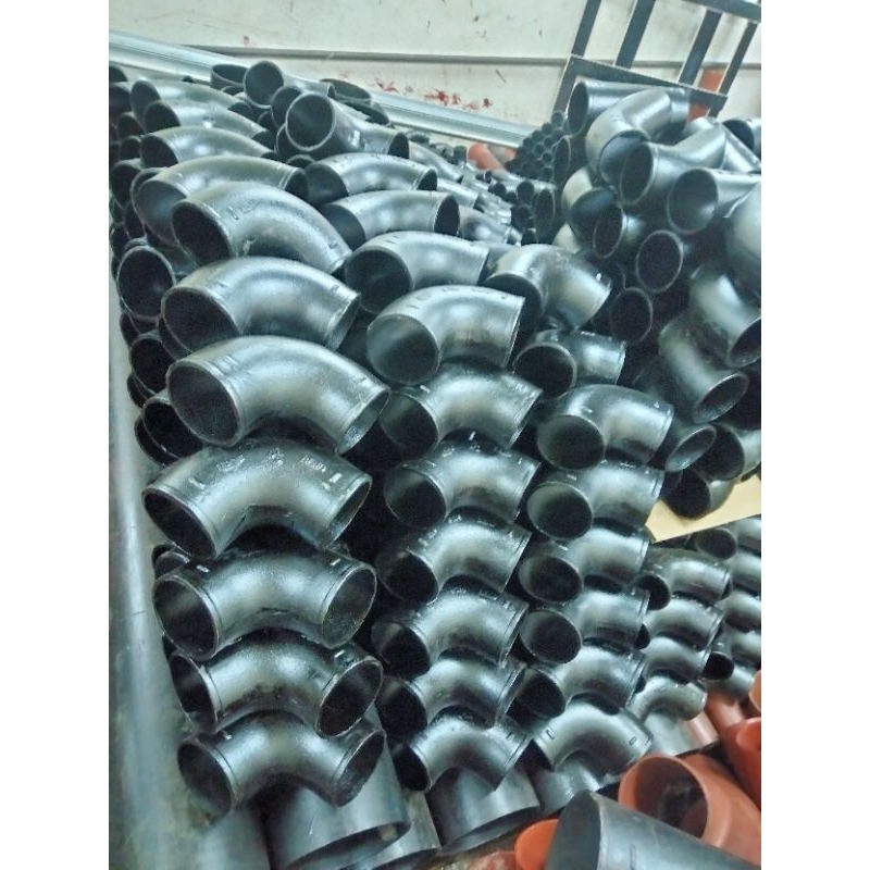 Jual elbow hitam cast iron 90deg 4 inch ( DN 100) | Shopee Indonesia