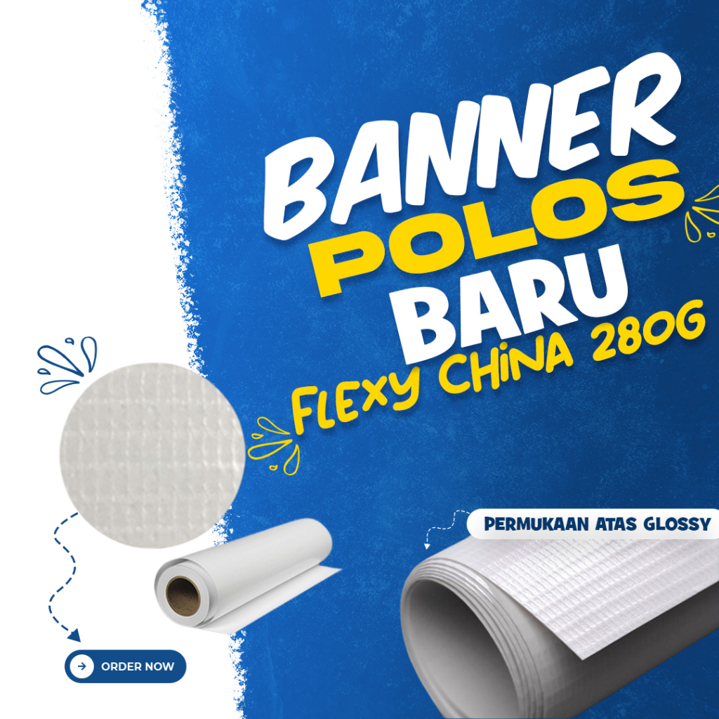 Jual BANNER KOSONG | FLEXI POLOS | BAHAN BANNER | BANNER POLOS | BAHAN ...