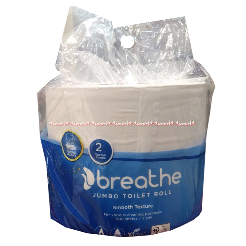 Jual Breathe Jumbo Toilet Roll Tissue 2pcs Tisu Rol Jumbo Tisue Gulung ...