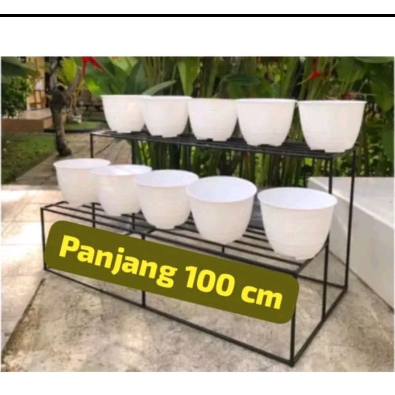 Jual STANDING POT SUSUN / RAK BUNGA BESI / RAK BUNGA SUSUN / RAK POT ...