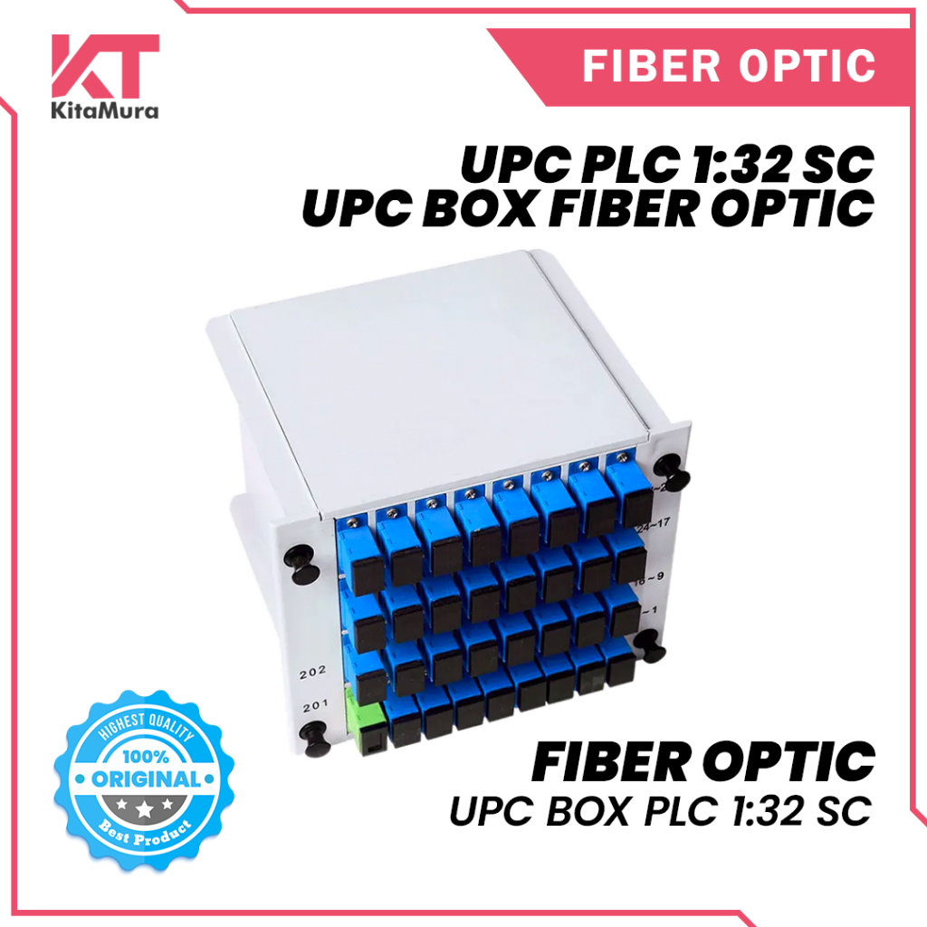 Jual Passive Splitter PLC Box 1:32 SC | UPC PLC 1:32 SC UPC Box Fiber ...