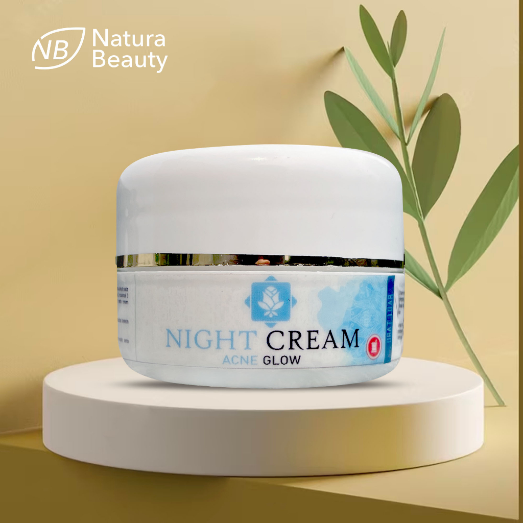 Jual Night Cream Acne Glow | Krim Acne Glow | Krim Farmasi | Natura ...