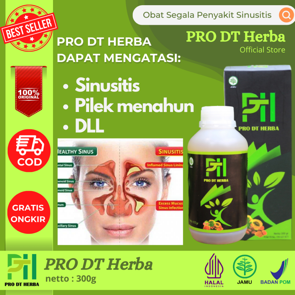 Jual Obat Sinusitis Herbal, Obat Sinusitis dan Polip Hidung Menahun ...