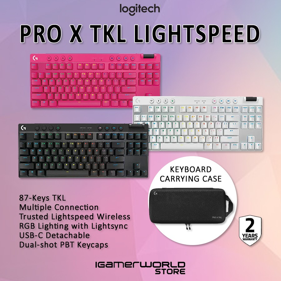 Jual Logitech G PRO X TKL LIGHTSPEED Wireless Mechanical Gaming ...