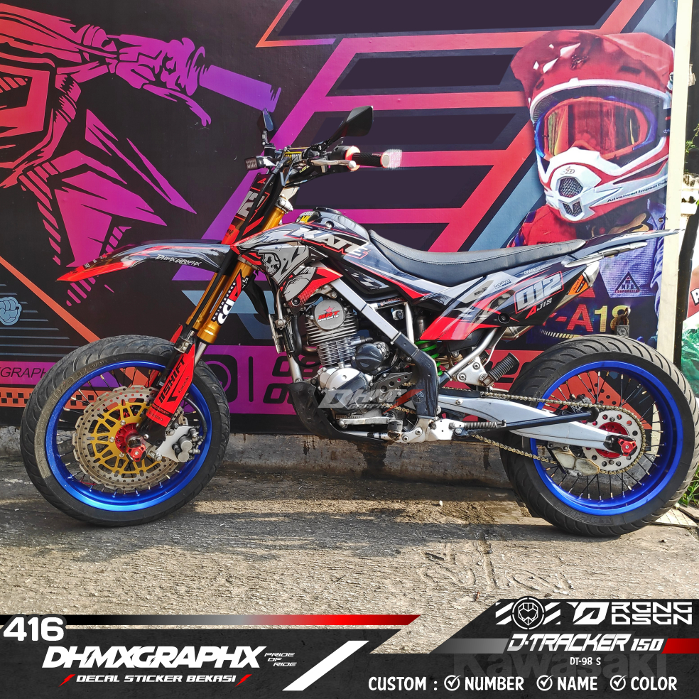 Jual DHMX Decal Sticker D Tracker D-Tracker 150 (DT-98 S) | Shopee ...
