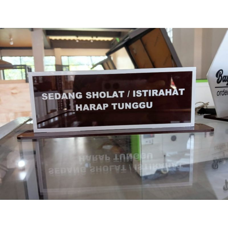 Jual Sign Tanda Sedang sholat| Haraptunggu | Shopee Indonesia