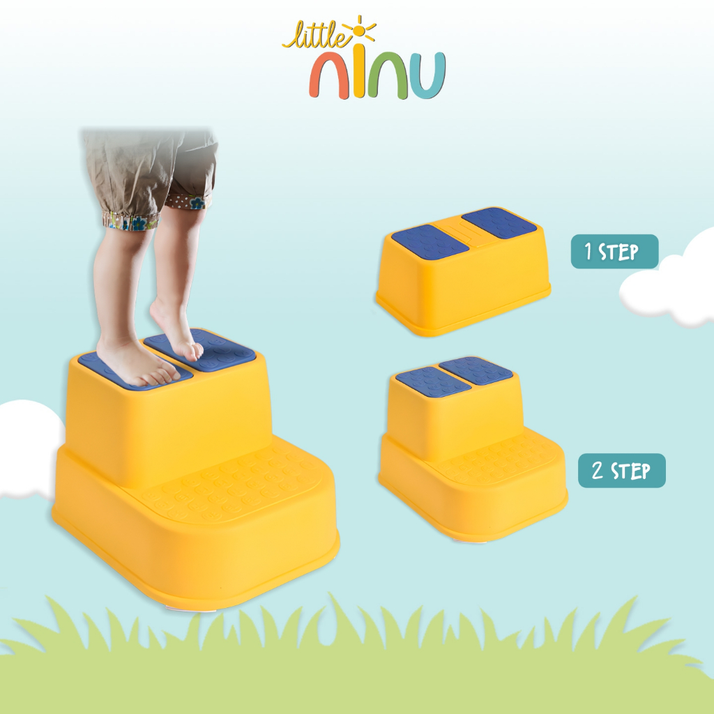 Jual LITTLE NINU Pijakan Kaki Tangga Bangku Kursi Anak Multifungsi ...