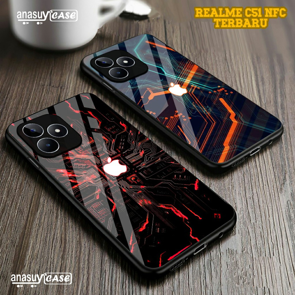 Jual Jual Softcase Glass Kaca Realme C51 NFC Terbaru [SC265] Casing ...