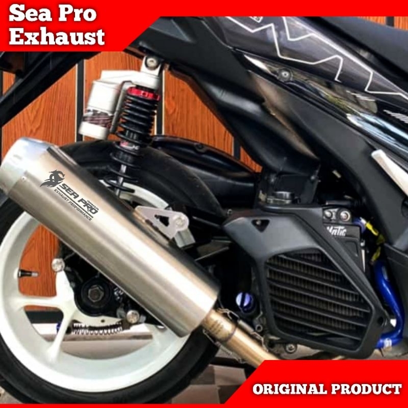Jual knalpot standar racing Inlet 38mm new matic Aerox Nmax Pcx Vario ...